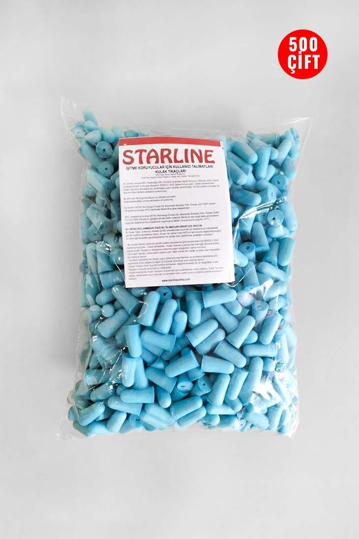 - Starline 2306 Kulak Tıkacı (500 Çift) - Starline 2306 Kulak Tıkacı (500 Çift)